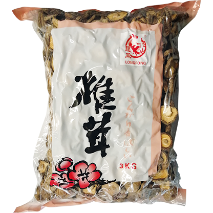 Long Fong Gedroogde Shiitake Paddenstoelen 4-5cm 3kg - Amazing Oriental