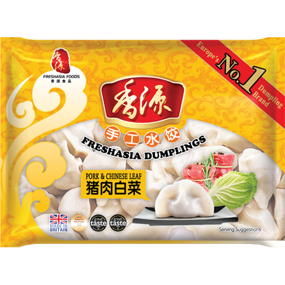 Fresh Asia Dumplings met Varken & Chinese Groente 410g - Amazing Oriental