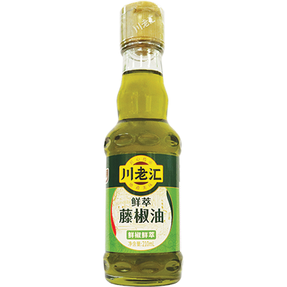 Chuan Lao Hui Sichuan Groene Peperolie (Teng Jiao) 210ml - Amazing Oriental