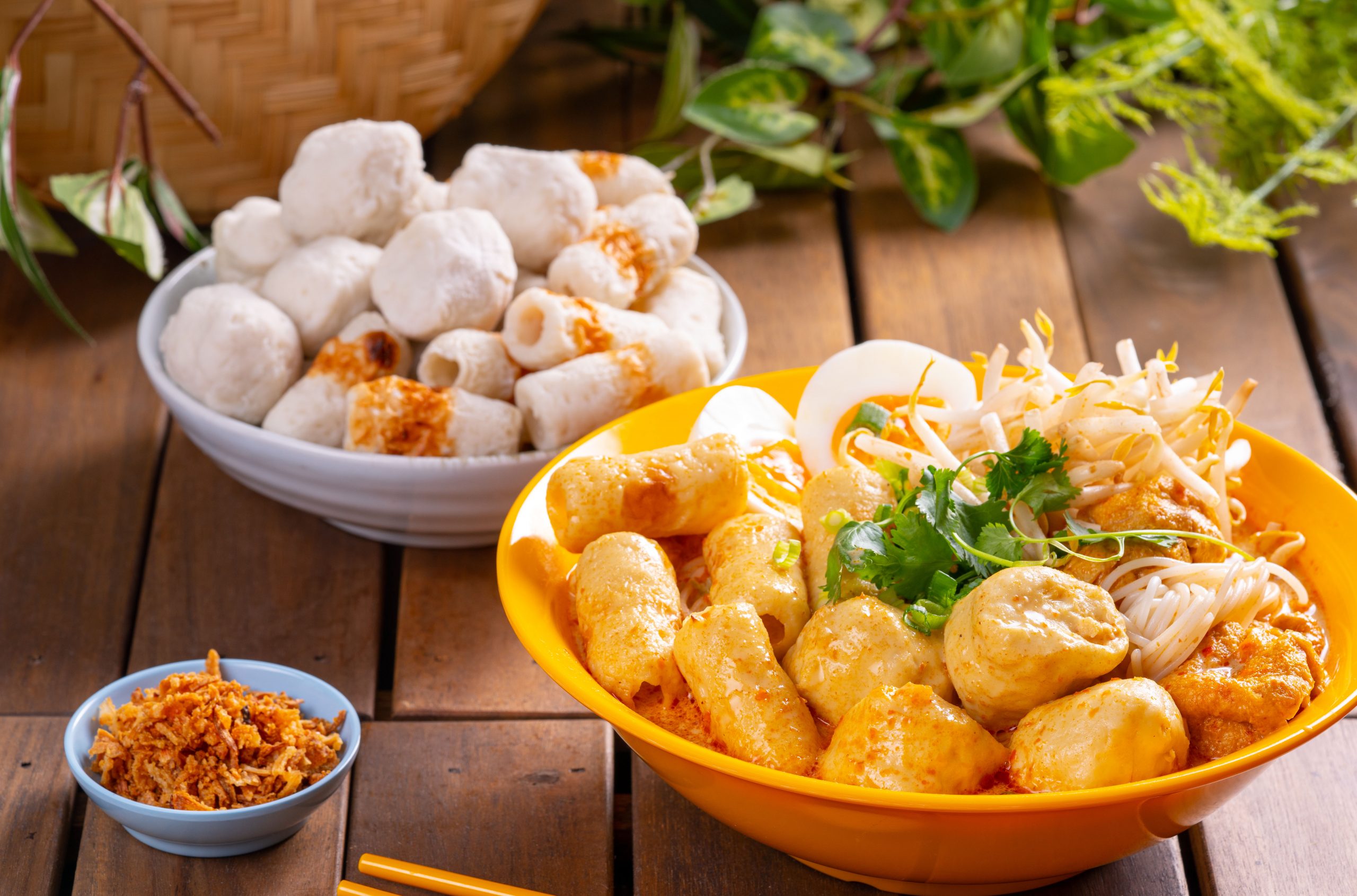 Laksa visballen soep - Amazing Oriental