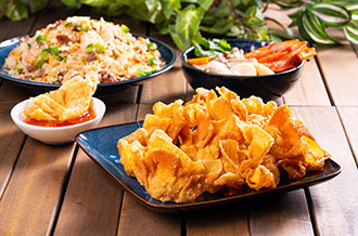 Pangsit garnalen - Gefrituurde wonton - Amazing Oriental