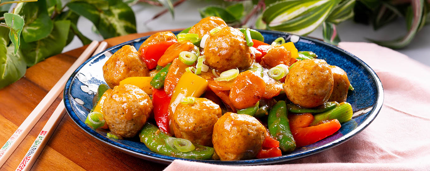 Tofu-visballen met groente - Amazing Oriental