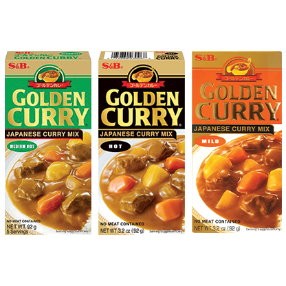 S&B Curry Sauce Mix Medium Hot / Curry Sauce Mix Hot / Curry Sauce Mix ...