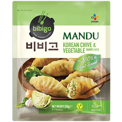 CJ Bibigo Original Dumplings Plant-Based-Chive & Vegetable 350g ...